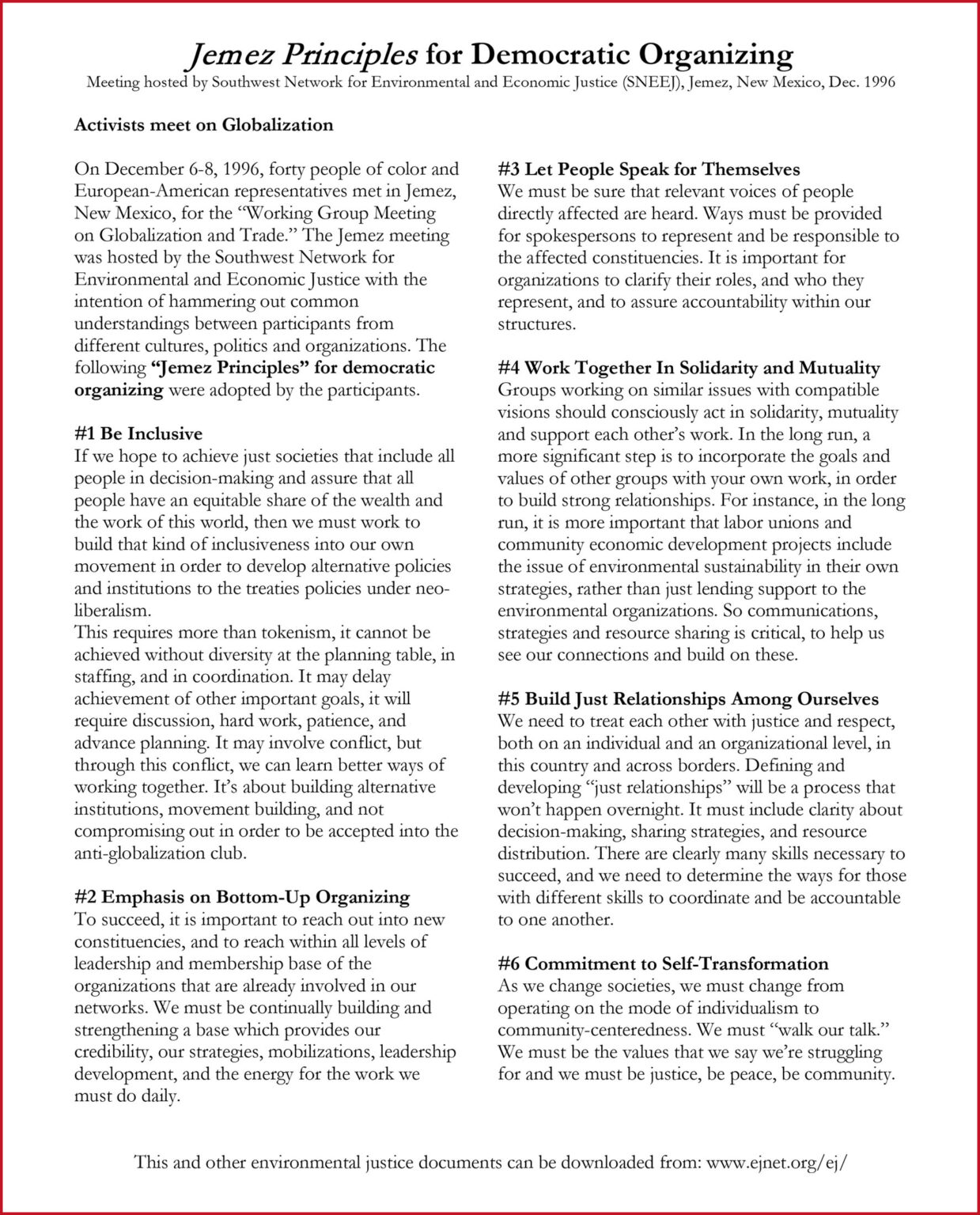 VALUES & PRINCIPLES - NDN COLLECTIVE